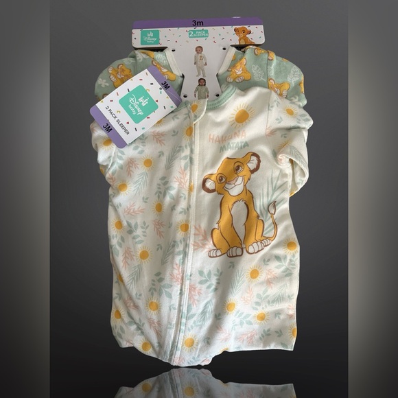 Disney | One Pieces | Disney The Lion King Simba Zippy Sleeper 2 Pack ...